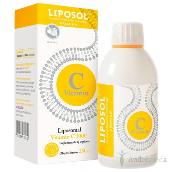 Liposol C 1000TM Liposomalna Witamina C 1000 (Buforowana) 250 ml - Bio ...